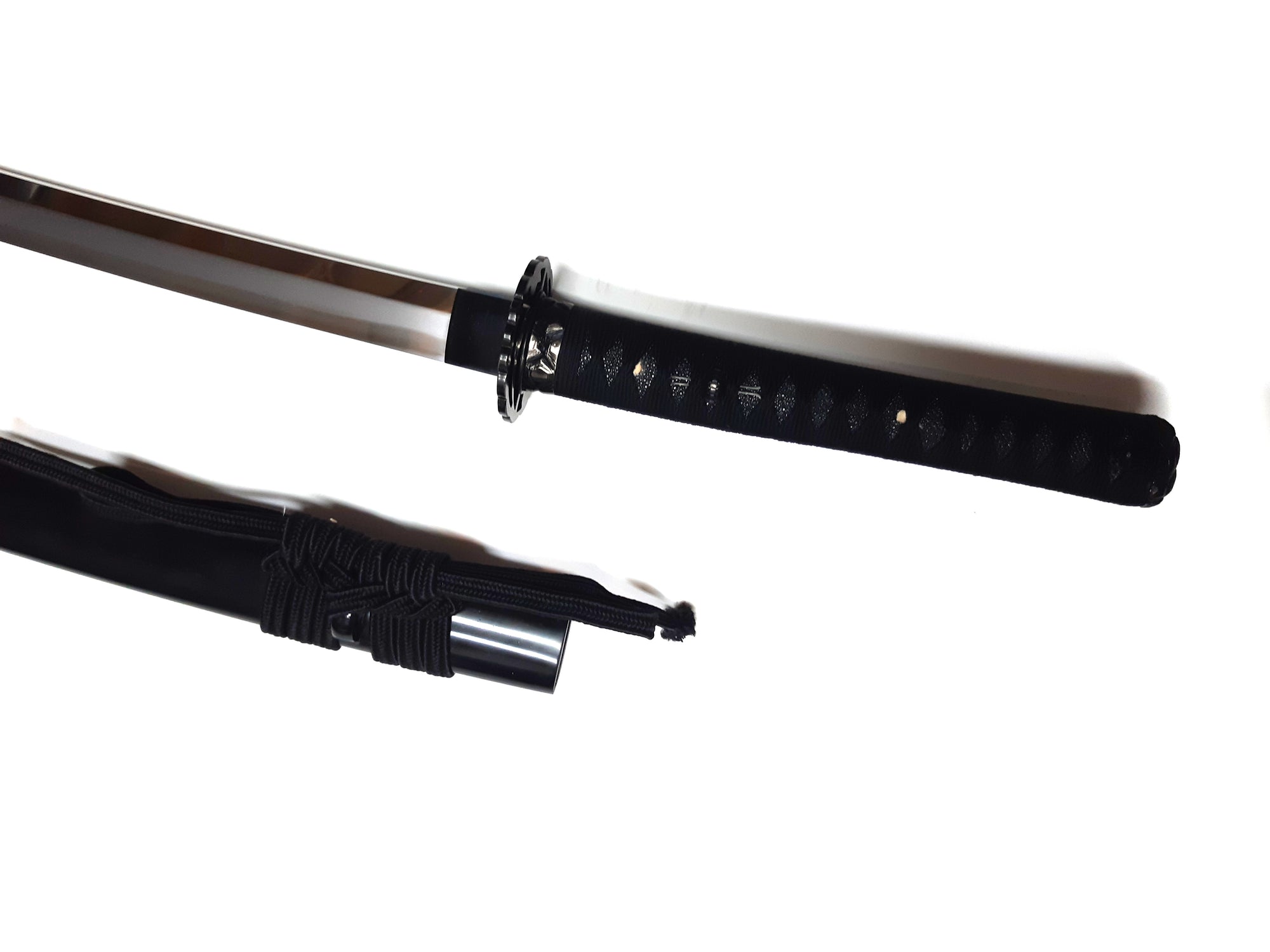 Turtle katana with black habaki | MartialArtSwords.com