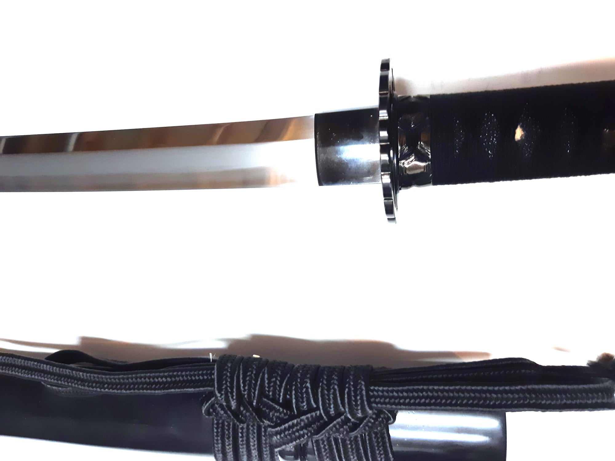 Turtle katana with black habaki | MartialArtSwords.com